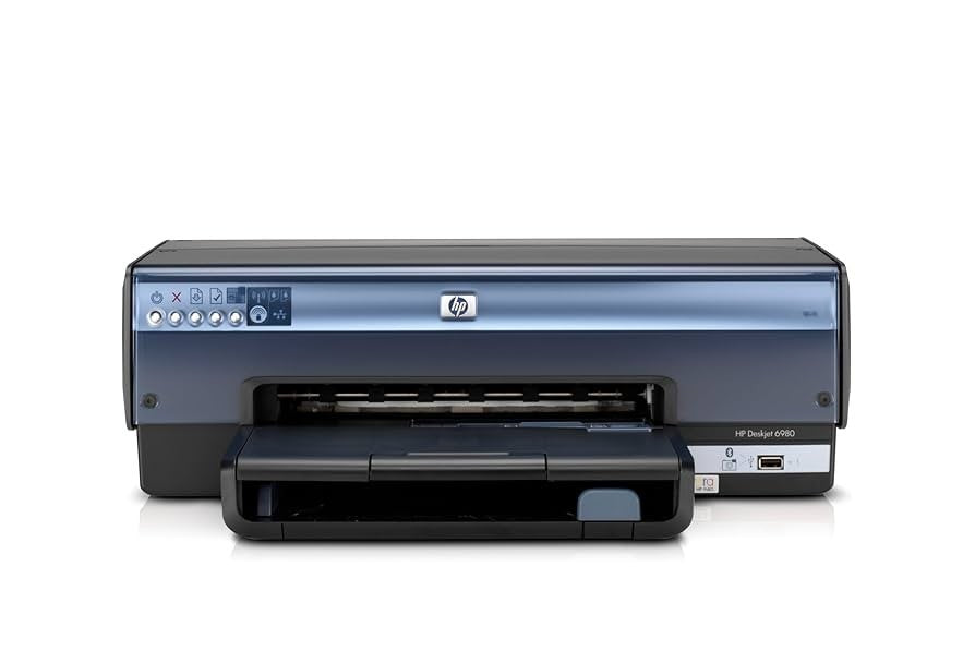 HP DESKJET 6980DN DUPLEX NETWORK A4 COLOR INKJET PRINTER C8969F - NO O ...