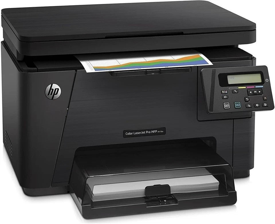 HP COLOR LASERJET M176N NETWORK AIO USB A4 SHARP COLOR LASER PRINTER C ...