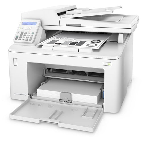 HP LASERJET PRO M227FDN MONO MFP PRINTER COPIER SCAN FAX DUPLEX NETWOR ...