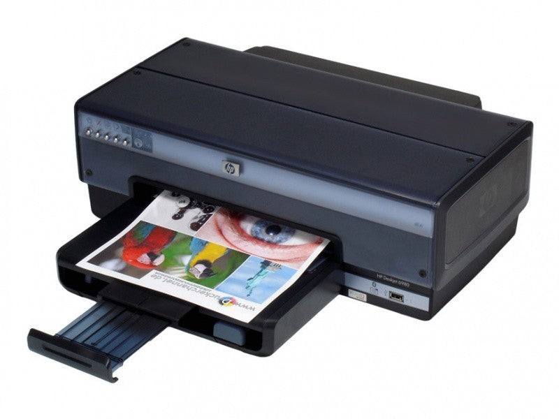 HP DESKJET 6980DN DUPLEX NETWORK A4 COLOR INKJET PRINTER C8969F - NO O ...