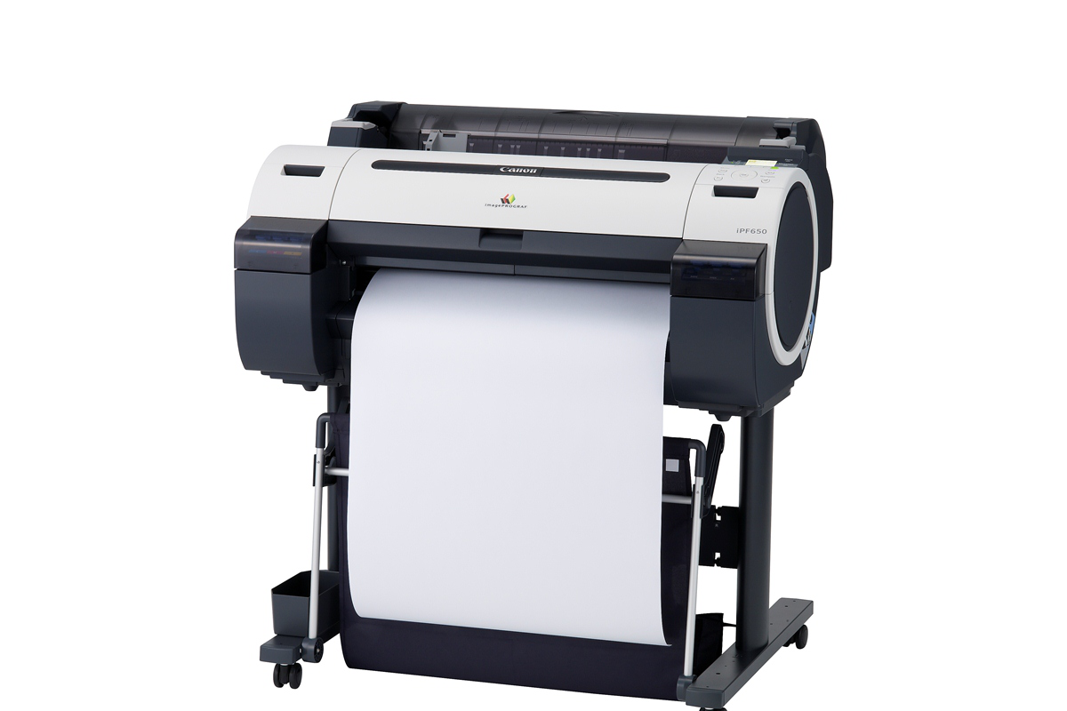 CANON IPF650 IMAGEPROGRAF 24" WIDE PRINTER A1 USB ETHERNET 2400DPI PLO ...